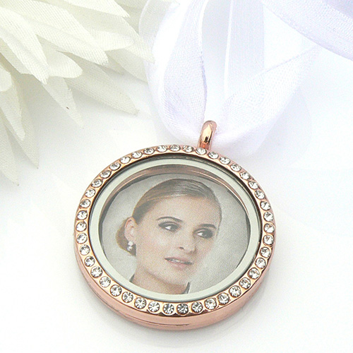 Crystal Picture Frame Bouquet Charm for 2 Photos | Occasions ...